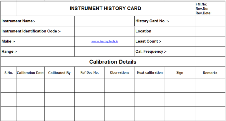 How to maintain the measuring instruments?