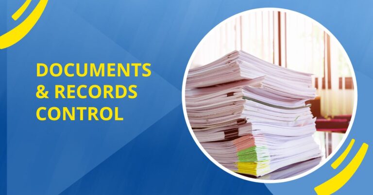 Control of documents and records procedure