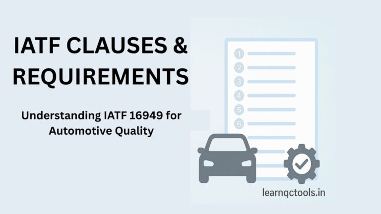 IATF 16949 Clauses and Requirements