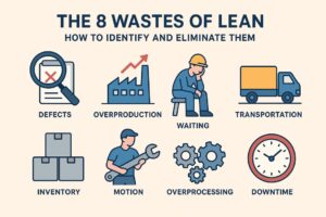8 Types of Waste in Lean Manufacturing and How to eliminate